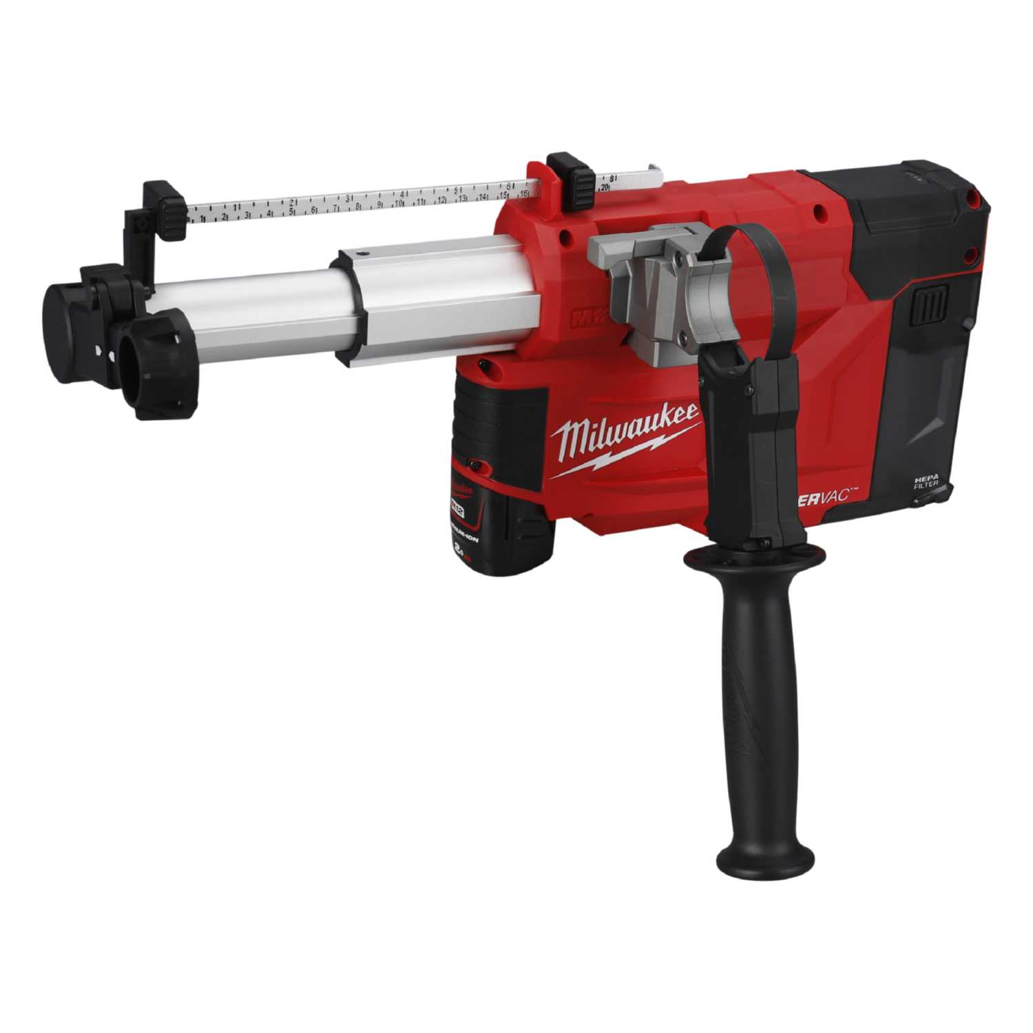 Milwaukee M12UDEL-201B 12V Universal Dust Extractor with 1 x 2.0Ah ...