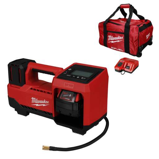 Milwaukee M18BI-501B 18V Inflator with 1 x 5.0Ah Battery (4933478706-1 ...