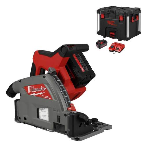 Milwaukee M18FPS55-552P 18V FUEL™ Plunge Saw 55mm with 2 x 5.5Ah ...