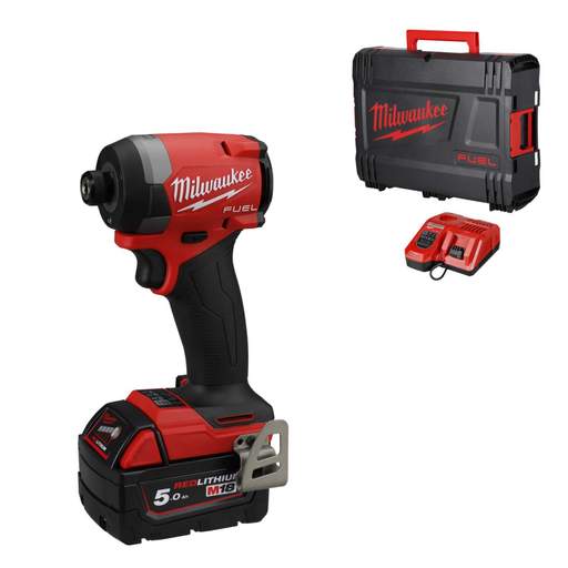 Milwaukee M18FID3-501X 18V FUEL™ Impact Driver with 1 x 5.0Ah Battery ...