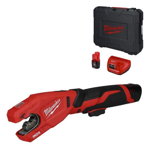 Milwaukee M12PCSS-202C 12V RAPTOR™ Pipe Cutter with 2 x 2.0Ah Batteries ...