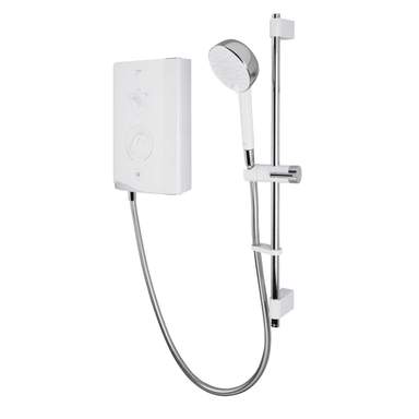 Mira 9.8kW Sport Multi-Fit Electric Shower White and Chrome (1.1746.834 ...