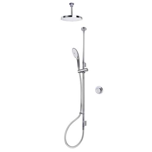 Mira Mode Dual Digital Ceiling Fed Shower High Pressure / Combi Boiler ...