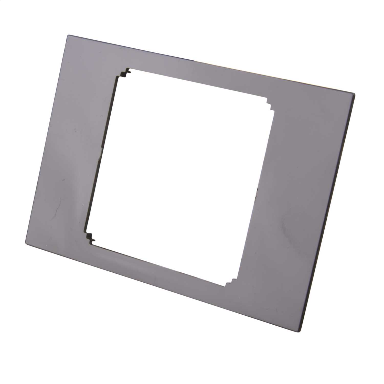 Schneider Mita Cableline 1 Gang Part M Plate Charcoal Grey for Trunking ...