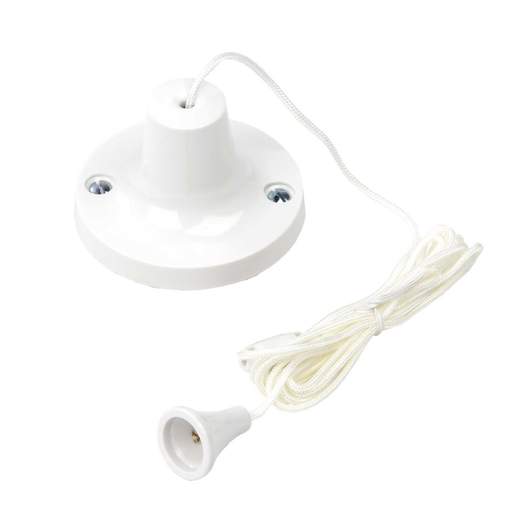 MK Logic Plus 16A DP 1 Way Ceiling Switch White without Mounting Block ...