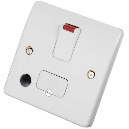 MK Logic Plus 13A DP Switched Fused Spur with Neon and Flex Outlet ...