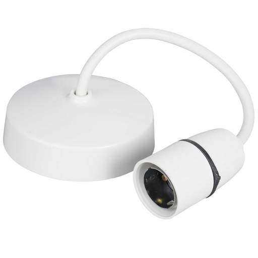 MK Logic Plus 150mm 6" BC Ceiling Pendant (K1186WHI) | CEF