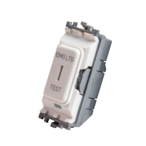 MK Grid Plus 20A 2 Way Grid Key Switch marked Emergency Lighting ...