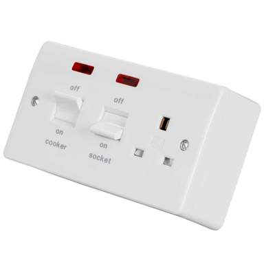 MK Logic Plus 45A DP Cooker Unit with Neon White (K5041WHI) | CEF