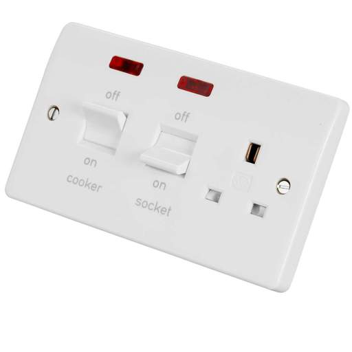 MK Logic Plus 45A DP Cooker Unit with Neon White (K5061WHI) | CEF