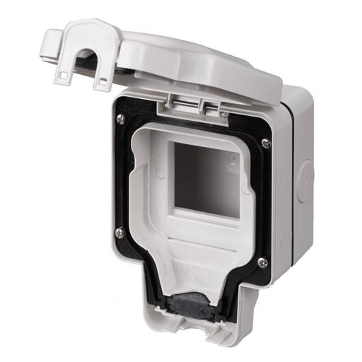 MK Masterseal Plus 1 Gang 1/2 Euro Module Data Telecom Empty ...