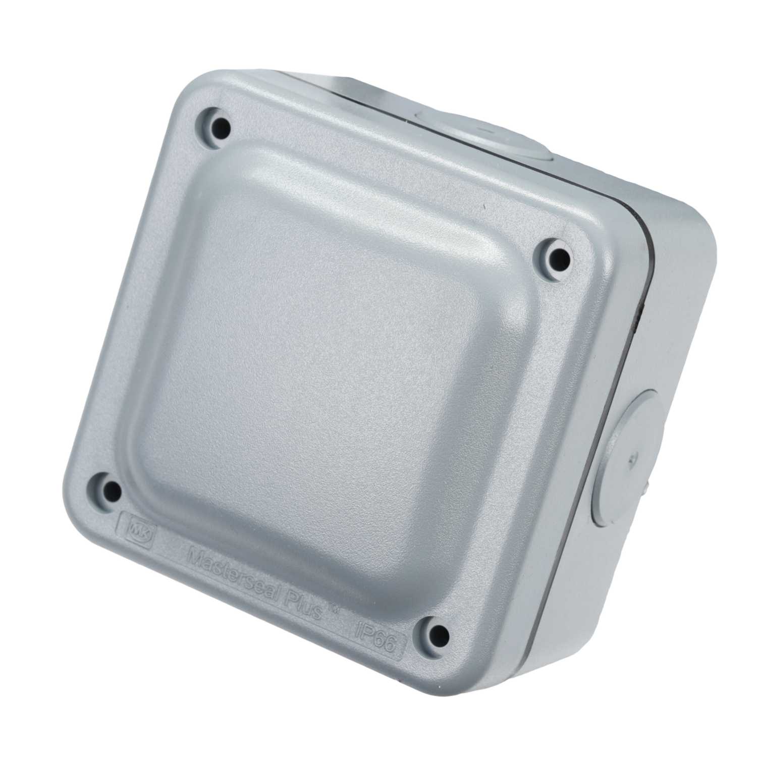 MK Masterseal Plus 20A 4X4 Weatherproof Junction Box IP66 Grey ...