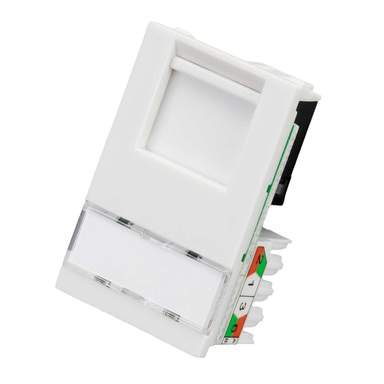 MK Logic Plus RJ45 CAT5E LJU6C Module White (K5745WHI) | CEF