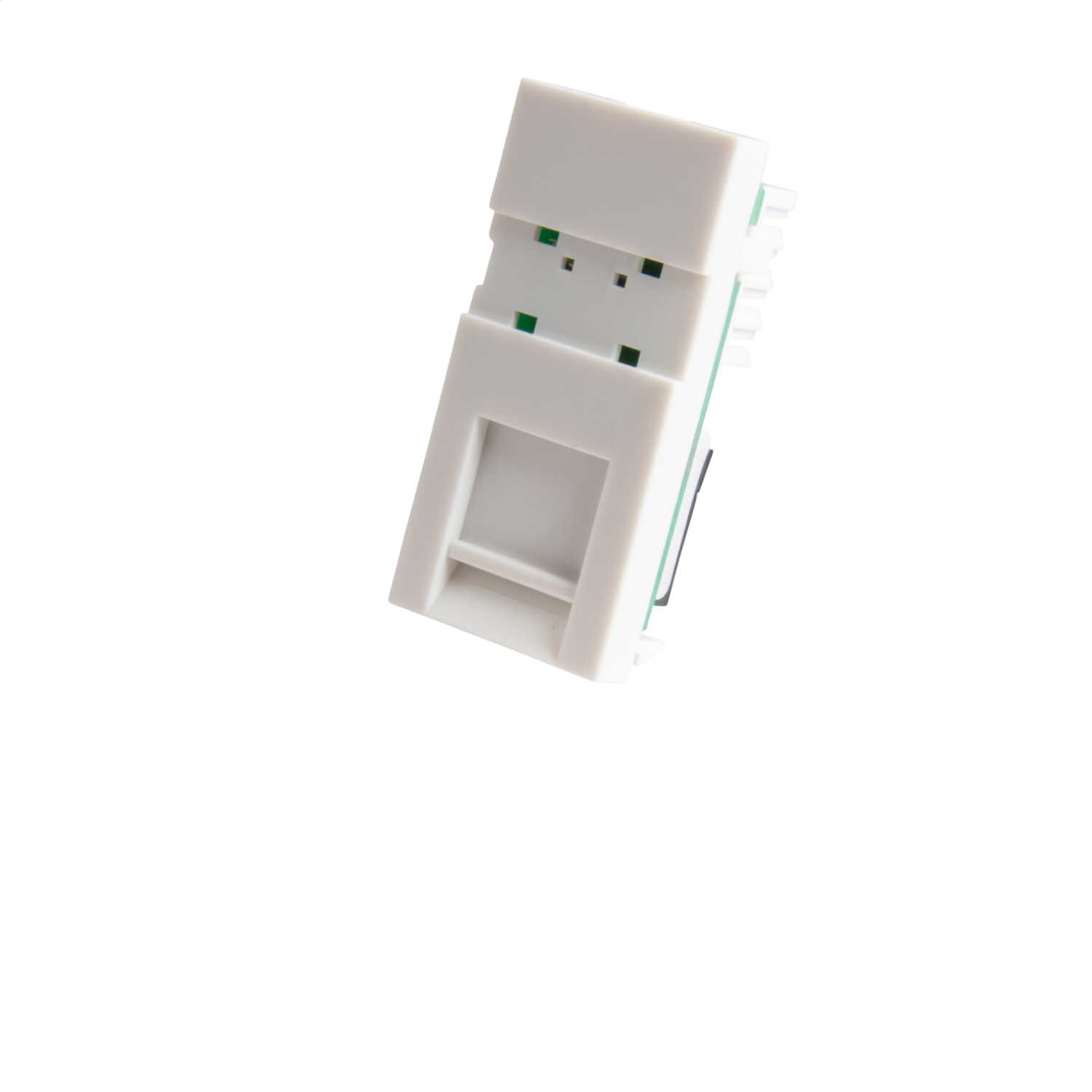 MK Logic Plus RJ45 CAT5E Euro Module White (K5845WHI) | CEF