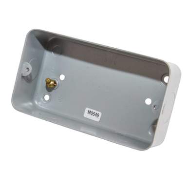 MK Grid Plus 3 and 4 Gang Flush Back Box (892ALM) | CEF