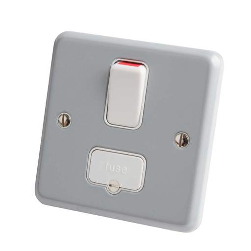 MK Metalclad Plus 13A DP Switched Fused Spur Metal Clad (K942ALM) | CEF