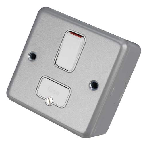MK Metalclad Plus 13A DP Switched Fused Spur Metal Clad (K942ALM) | CEF