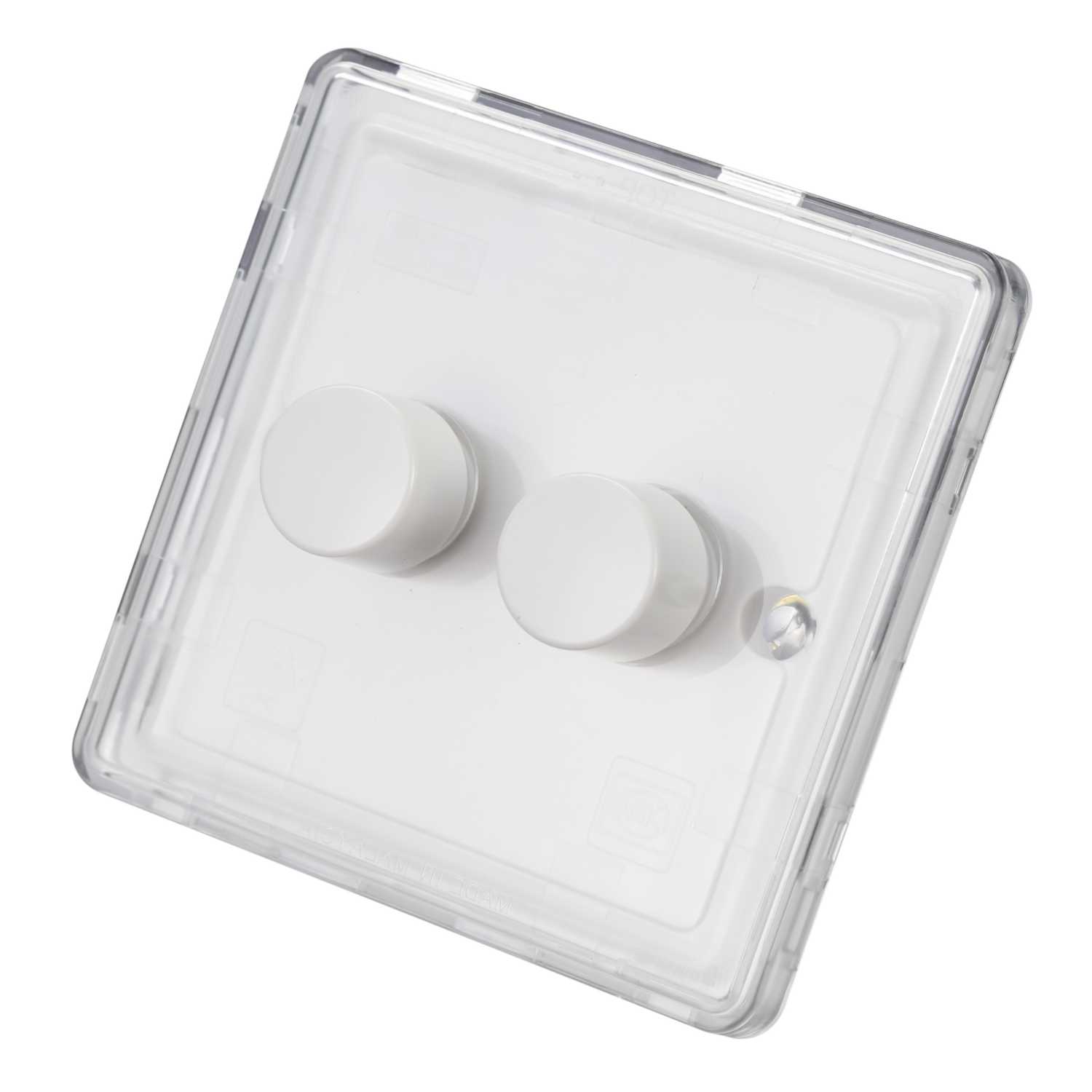 MK Dimensions 300W 2 Gang 2 Way LED Intelligent Dimmer Switch Module ...