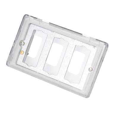 MK Dimensions 2 Gang 3 Module Grid Mounting Frame White (MH4333WHIC) | CEF