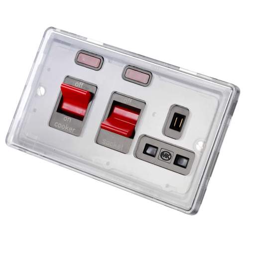 MK Dimensions 45A DP Cooker Control Unit Module with Neon Black ...