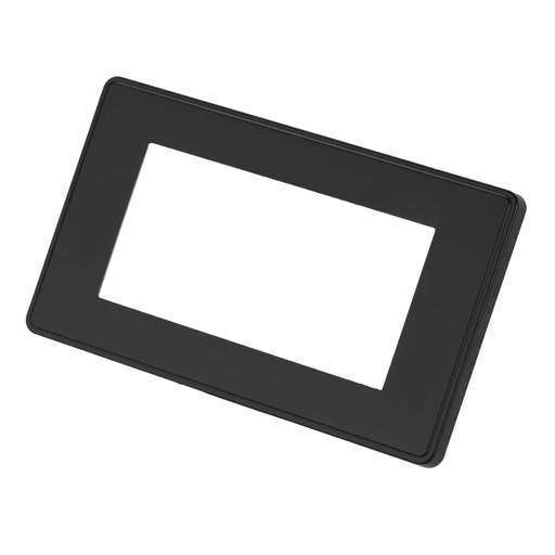 MK Dimensions 2 Gang 4 Euro Module Front Plate Matt Black (MHFP030MBK ...
