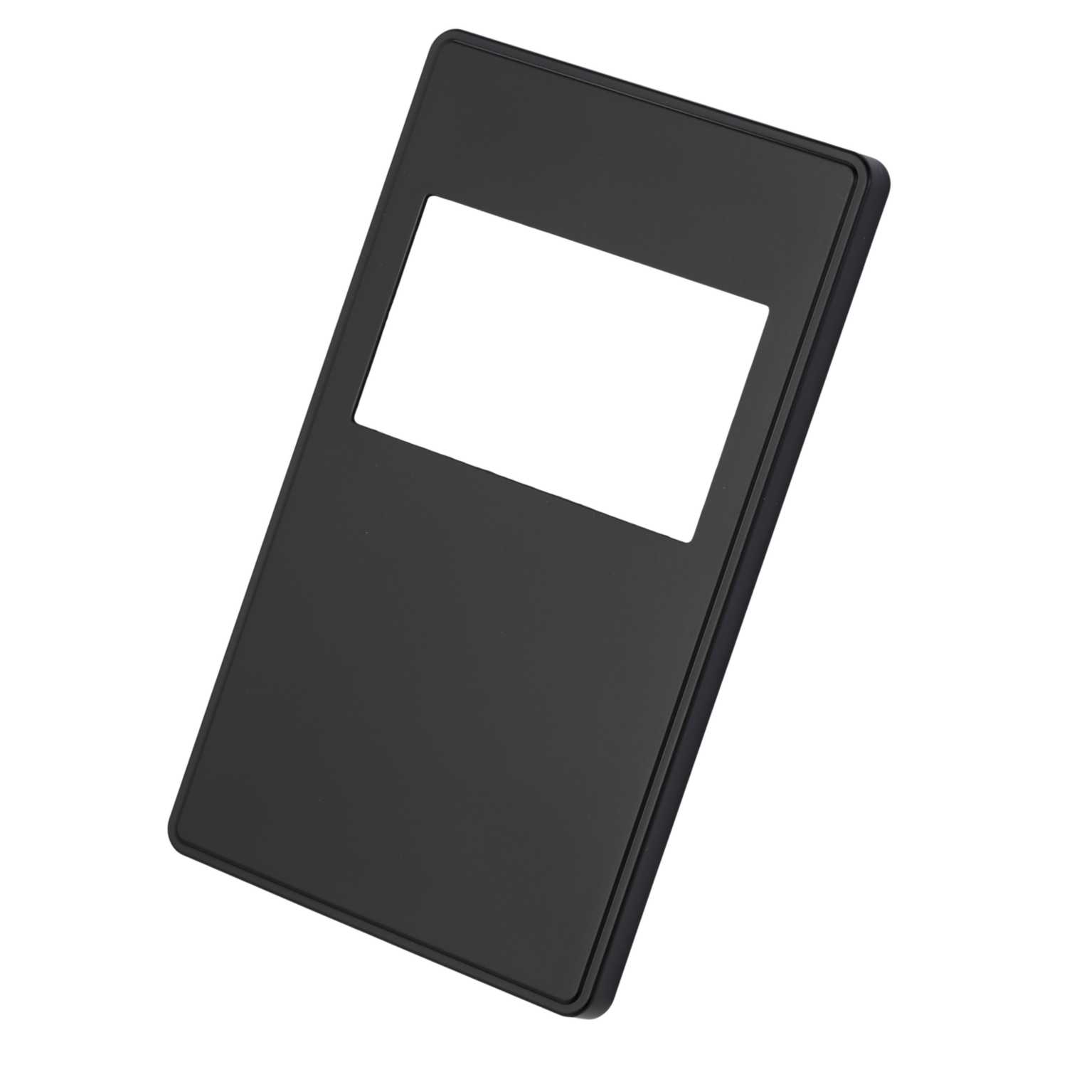 MK Dimensions Dual Voltage Shaver Socket Front Plate Matt Black ...