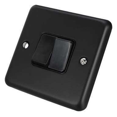 MK Albany Plus 10A 2 Gang 2 Way Light Switch Matt Black (RP4672MBK) | CEF