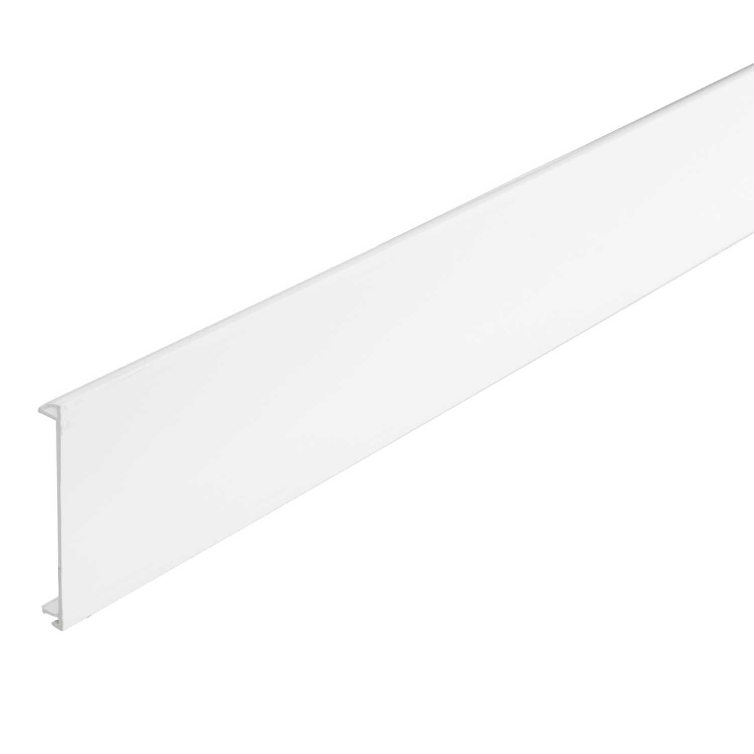 MK Prestige 3D Centre Trunking Cover White (3m Length) (VP100WHI) | CEF