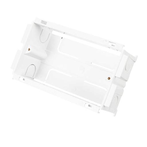 MK Prestige 3D 2 Gang 45mm Outlet Box (Sold in 1's) (VP122WHI) | CEF