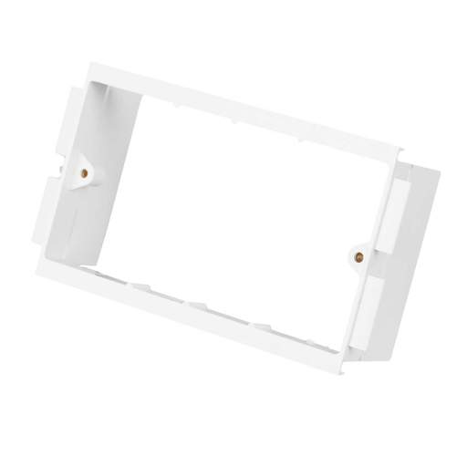 MK Prestige 3D 2 Gang Outlet Frame (Sold in 1's) (VP132WHI) | CEF