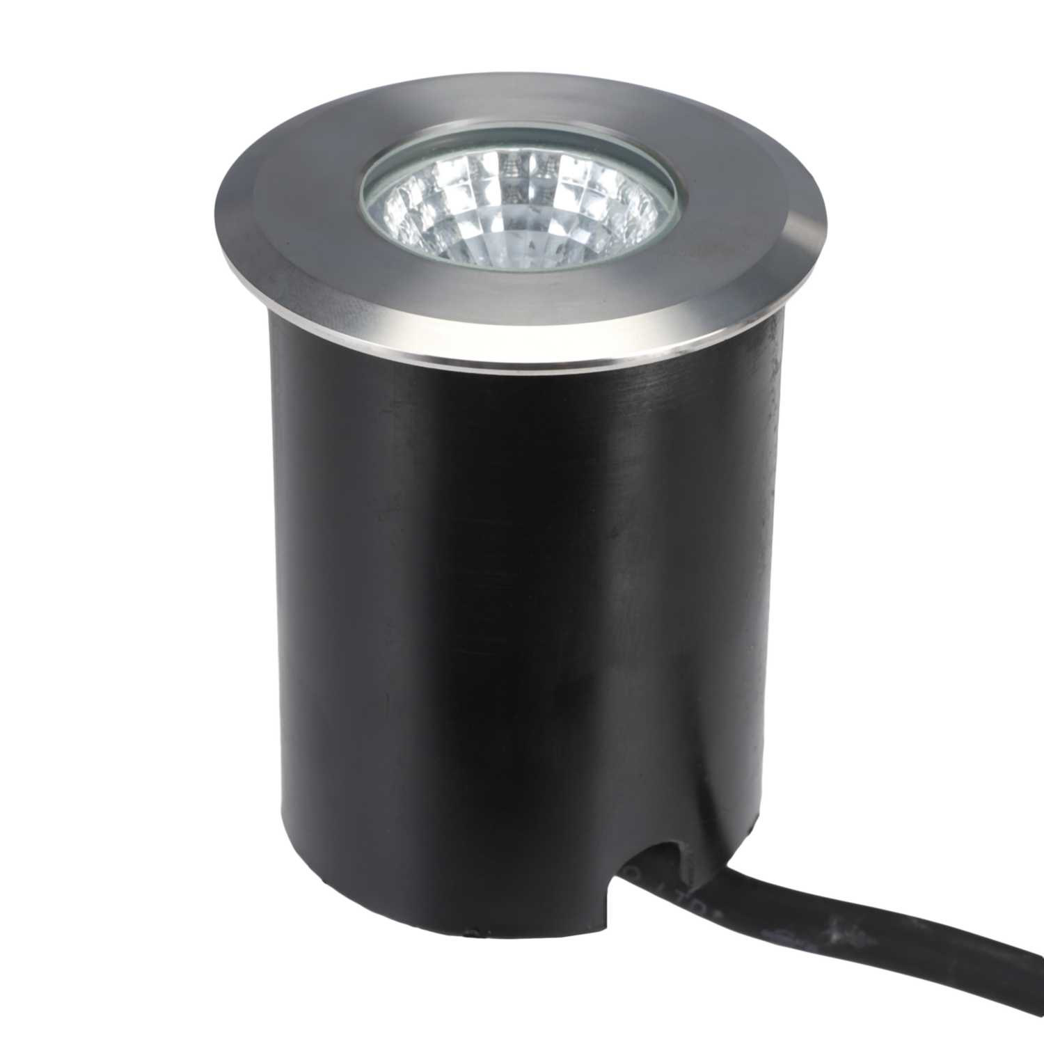 Knightsbridge 5W LED Stainless Steel IP65 Ground Light 3000K (LDGL5) | CEF