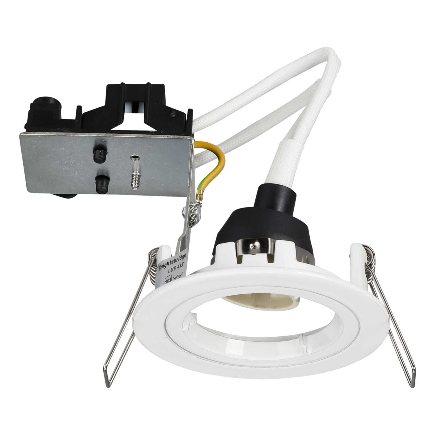 Knightsbridge GU10 Fixed Downlight White (RD1W) | CEF