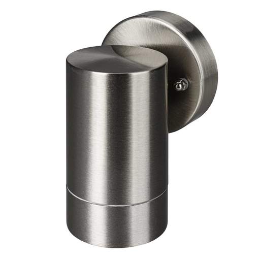 Knightsbridge 35W GU10 Wall Fitting Stainless Steel Light Gauge (WALL1L ...