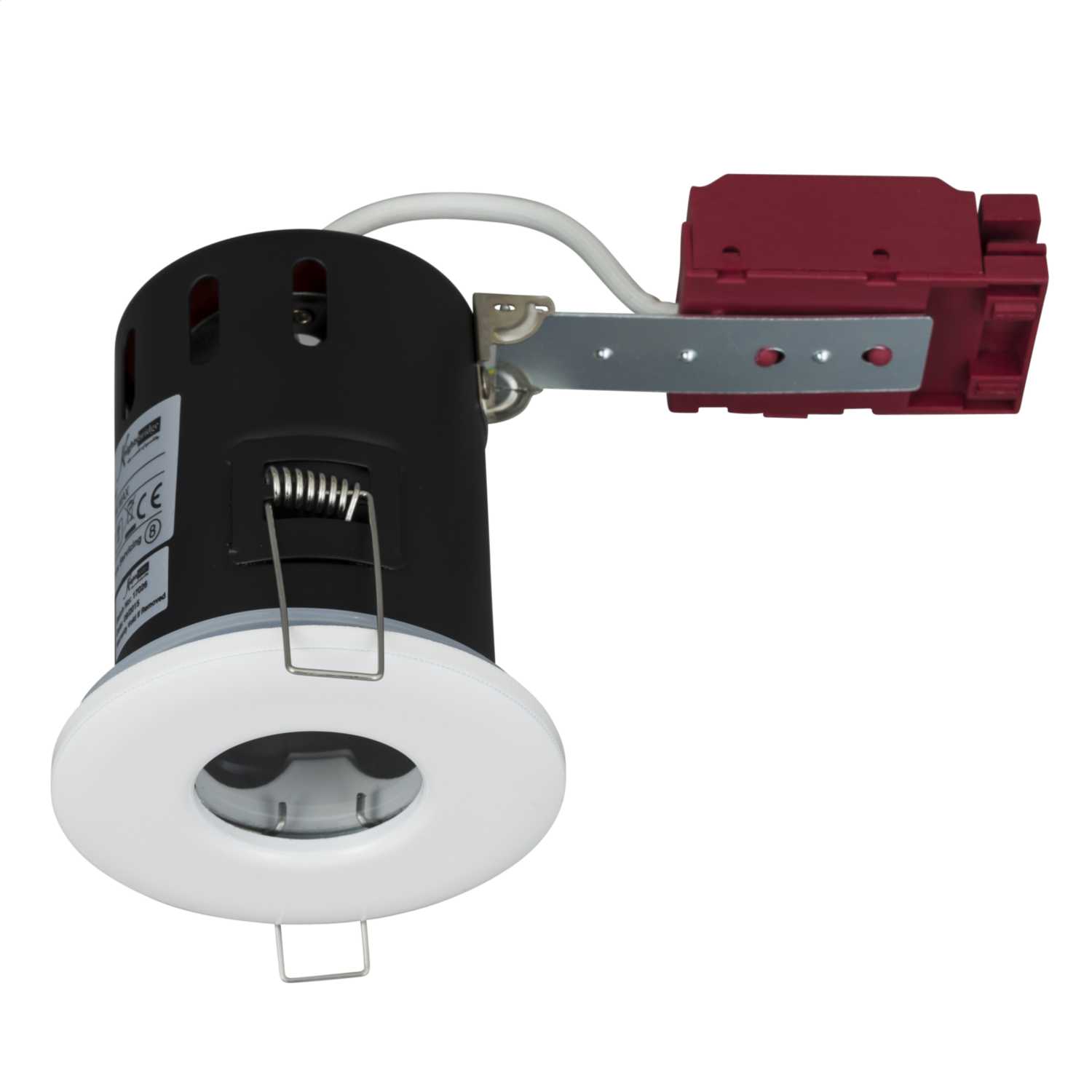 Knightsbridge 50W GU10 Fire Rated Downlight IP65 White (VFRSHGICW) | CEF