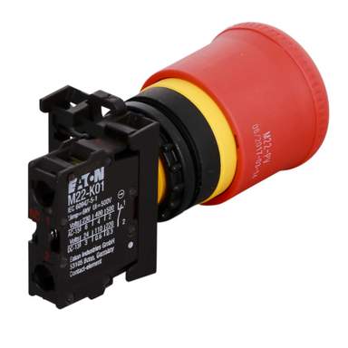 Moeller M22-PV/K01 Emergency Stop Pull Release 1 NC Pushbutton Red (216515) | CEF