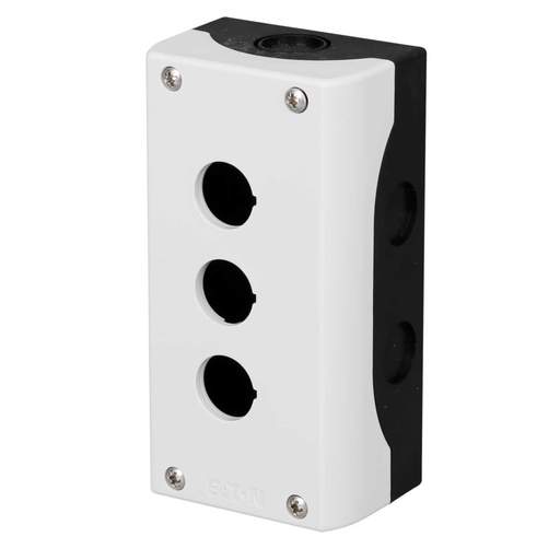 Moeller M22-I3 3 Way Plastic Pushbutton Station Grey IP67 (216538) | CEF