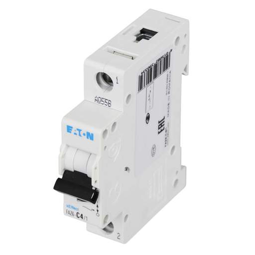 Moeller FAZ6-C4/1 4A Single Pole 6kA C Curve MCB (239033) | CEF