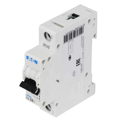 Moeller FAZ6-C6/1 6A Single Pole 6kA C Curve MCB (239034) | CEF