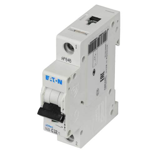 Moeller FAZ6-C32/1 32A Single Pole 6kA C Curve MCB (239040) | CEF
