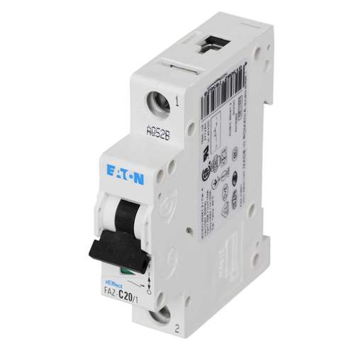 Moeller FAZ-C20/1 20A Single Pole 15kA C Curve MCB (278562) | CEF