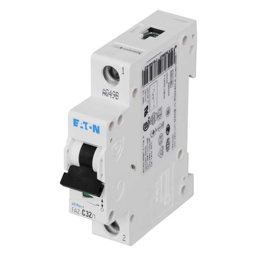 Moeller FAZ-C32/1 32A Single Pole 15kA C Curve MCB (278564) | CEF