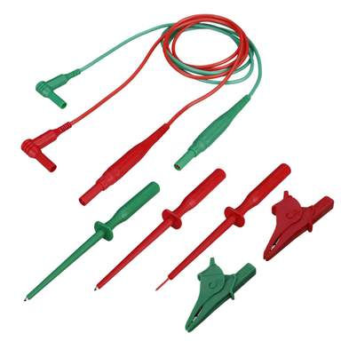 Megger 2 Wire 10A Fused Test Lead Set with Long Reach Probes and ...