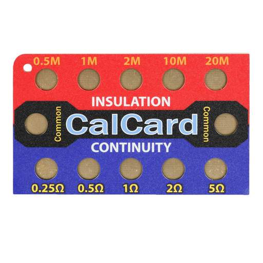 CalCard Continuity and Insulation Verification Card (CALCARD) | CEF