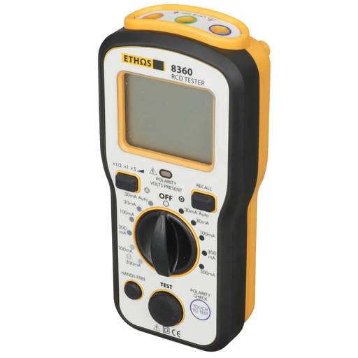 Ethos 8360 Digital RCD Tester (ETHOS 8360) | CEF