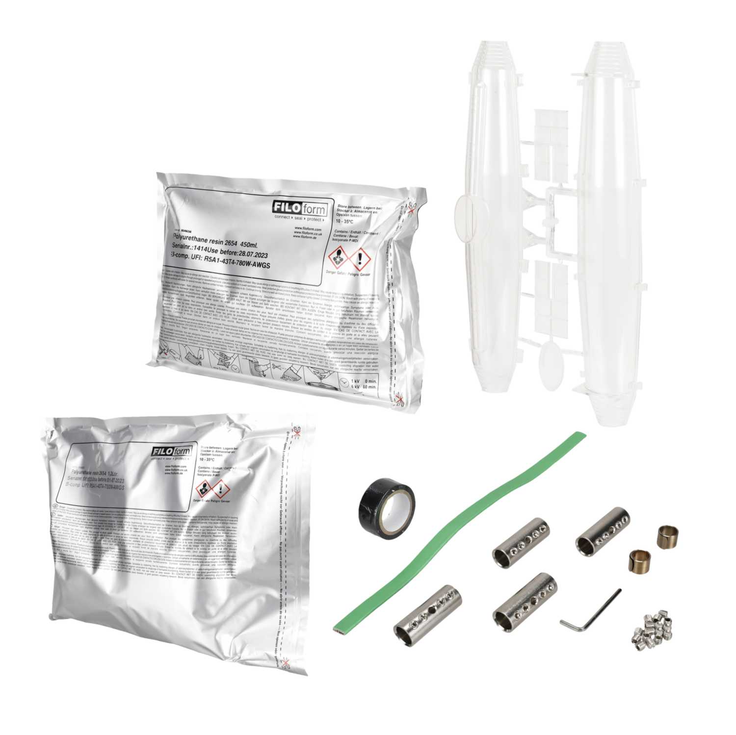 Niglon 35-95mm Straight Resin Joint Kit for Cables up to 95mm 4 Core ...