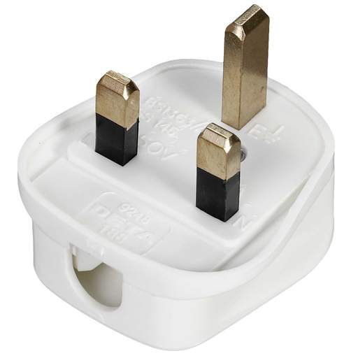 Niglon 13A Resilient Plug Fused 13A White (RPT13W) | CEF