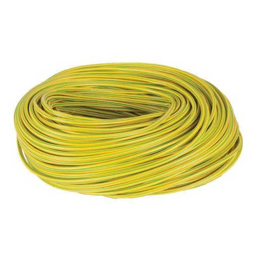 Niglon 5mm PVC Green / Yellow Sleeving (100m Hank) (SGY6) | CEF