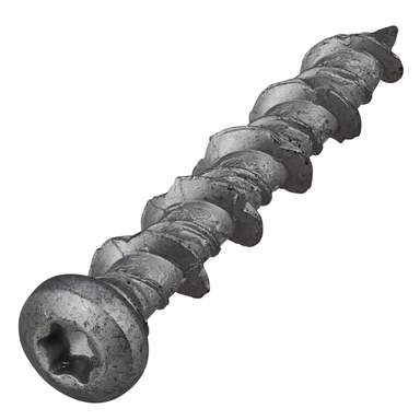 Orbix 6.5mm x 38mm Wall Bite Fire Rated Fixing Screw Chrome (Pack of 75 ...