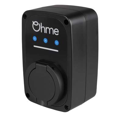 Ohme ePod EV Charger 7.4kW with Type 2 Socket Black (OHMEX1GB003-BL) | CEF