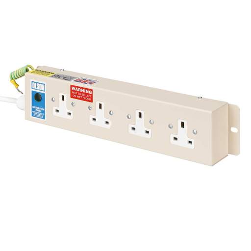 Olson 13A 4 Way Hospital Grade Unswitched Socket with Neon PDU (HGN13A ...